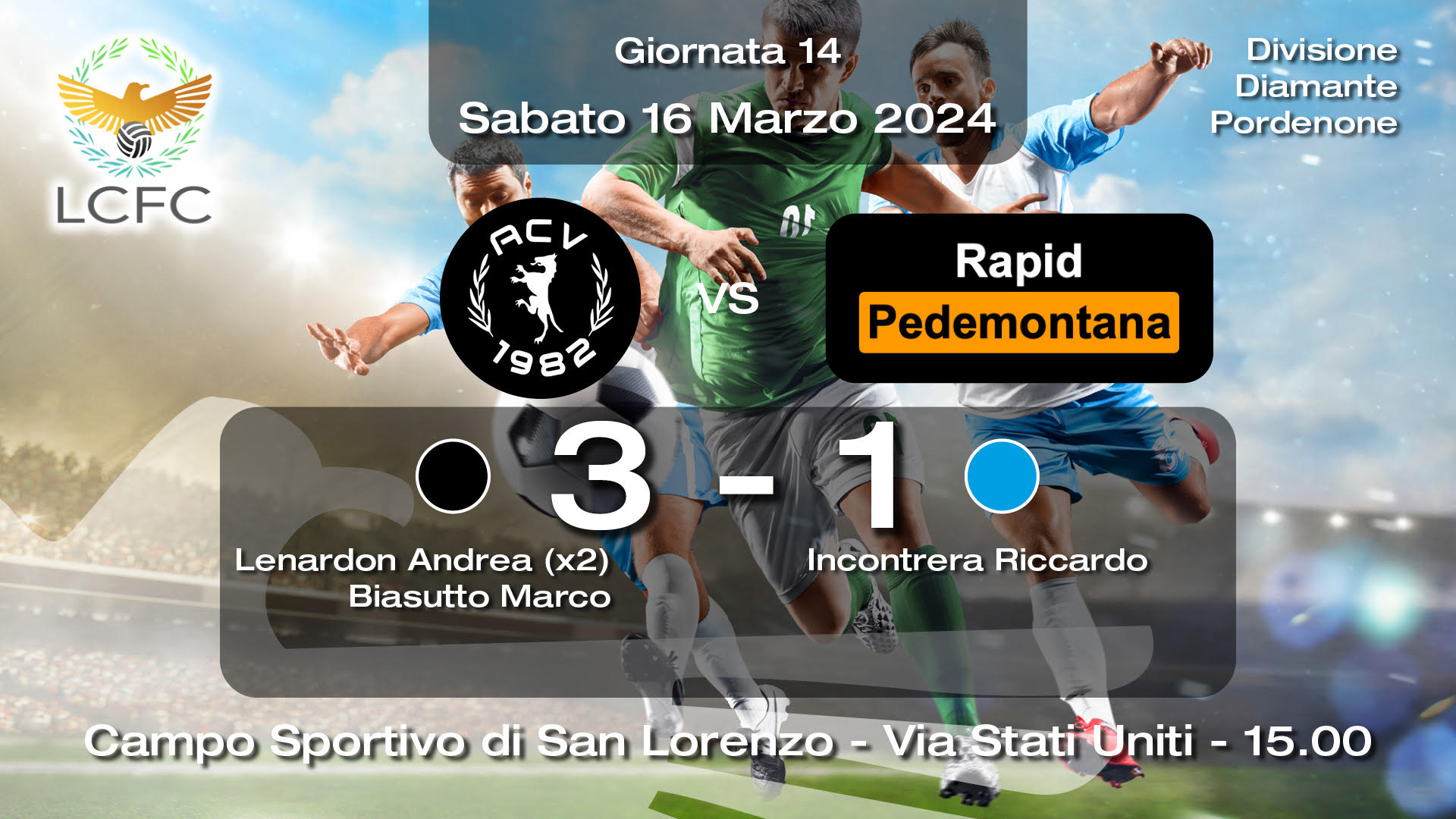 Highlights di Valvasone vs Rapid Pedemontana - Lega Calcio Friuli Collinare